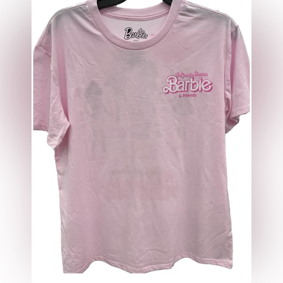 Barbie | Tops | Nwt Barbie Light Pink Barbie Themed Shirt Dolls On The ...
